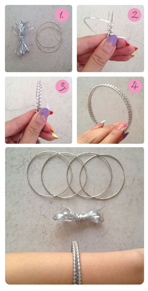 DIY: Craft Lace Bangle instructions - YesMissy