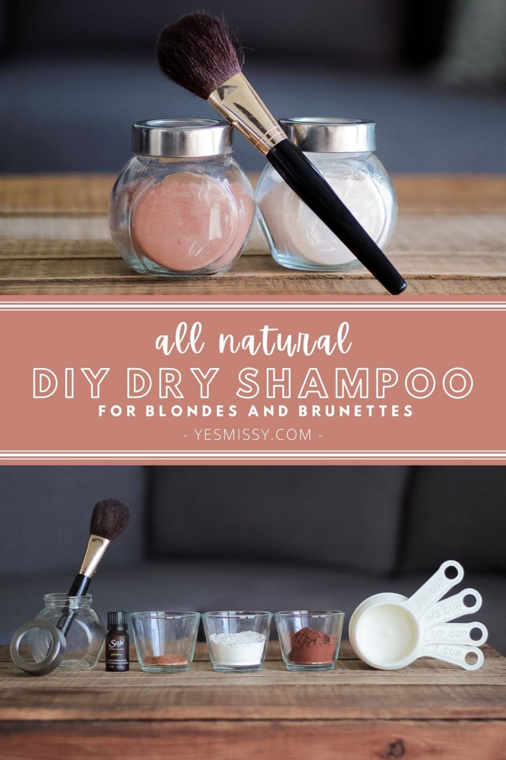 All Natural DIY Dry Shampoo Recipes for Blondes AND Brunettes