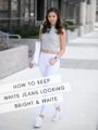 How to Remove Stains on White Jeans & Keep Them White - YesMissy
