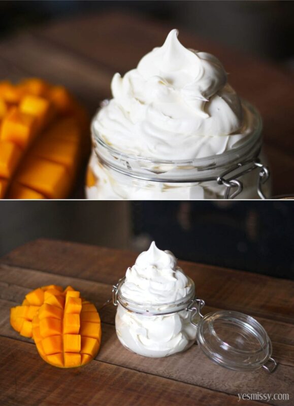 DIY Body Butter Recipe - Mango Body Butter - YesMissy
