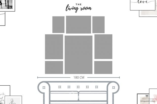 How to Make A Gallery Wall with Tutorial and Photos | YesMissy