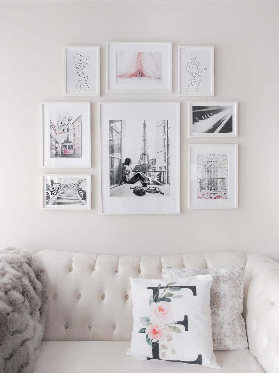 How to Make A Gallery Wall with Tutorial and Photos | YesMissy