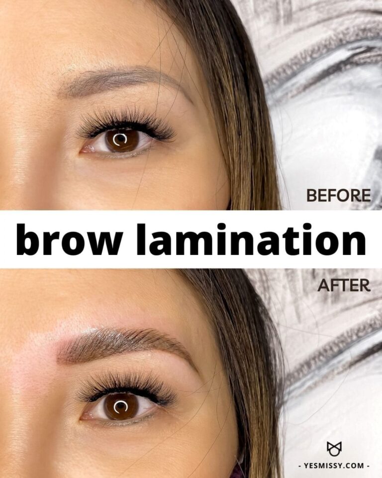 Brow Lamination Before and After: Everything You Need to Know