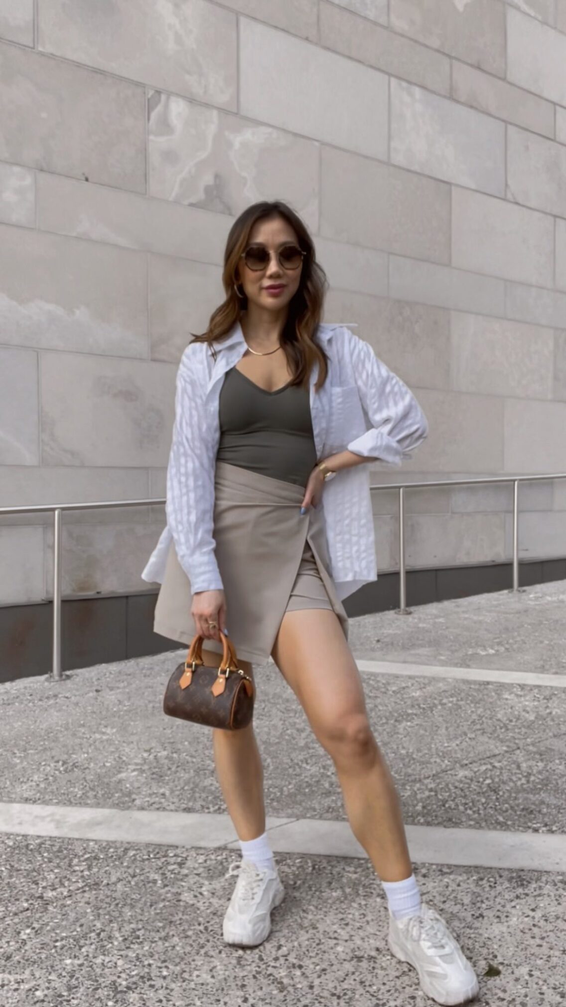 Casual Summer Skort Outfit - YesMissy